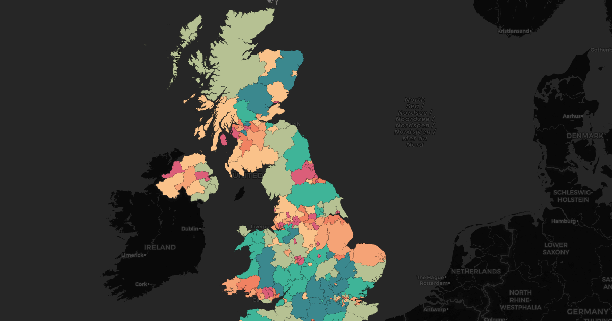 CPP UK Inclusive Growth Score Map
